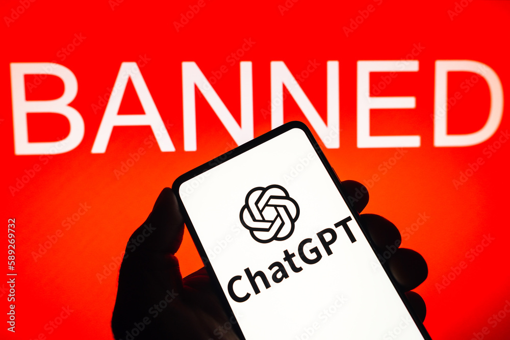 April 5, 2023, Brazil. In this photo illustration, the ChatGPT logo is ...