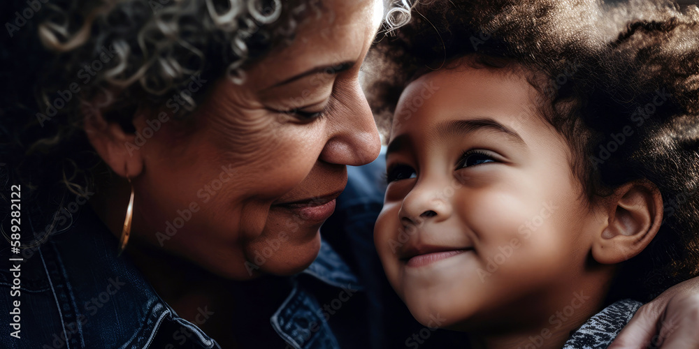 Family values and generational differences (created with Generative AI ...