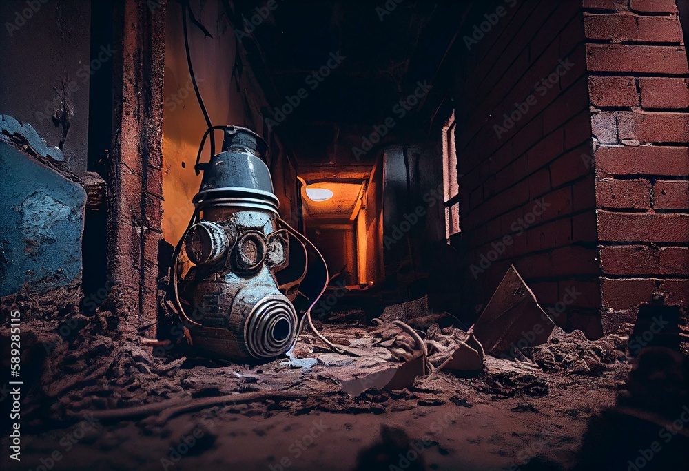 Dangerous natural gas radon escaping through a ventilated crawl space ...