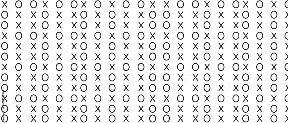 Numbers background. Pattern on white background. Hand drawn black ...