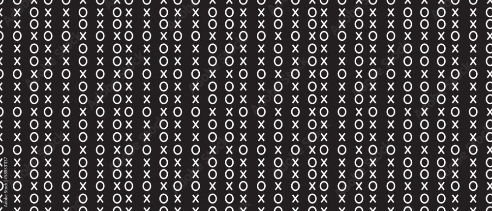 Numbers background. Pattern on black background. Hand drawn white ...