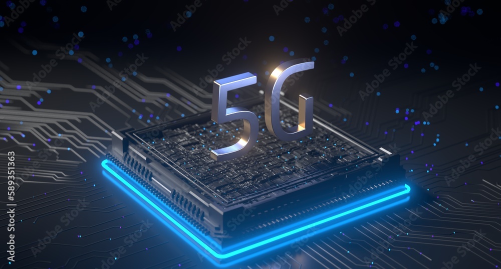 5G Wireless Mobile Communication Technology, Smart Devices, Personal ...