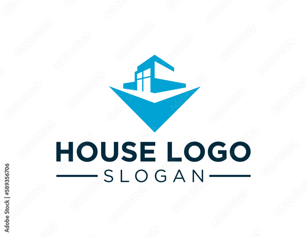 Logo design about House on white background. created using the ...