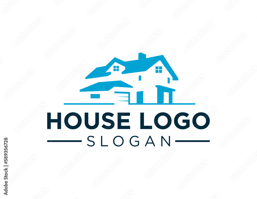 Logo design about House on white background. created using the ...