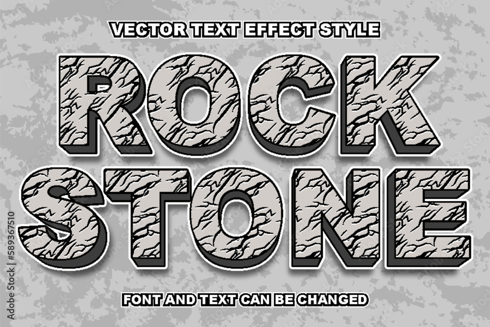 rock stone crack grunge dust texture editable text effect font style ...