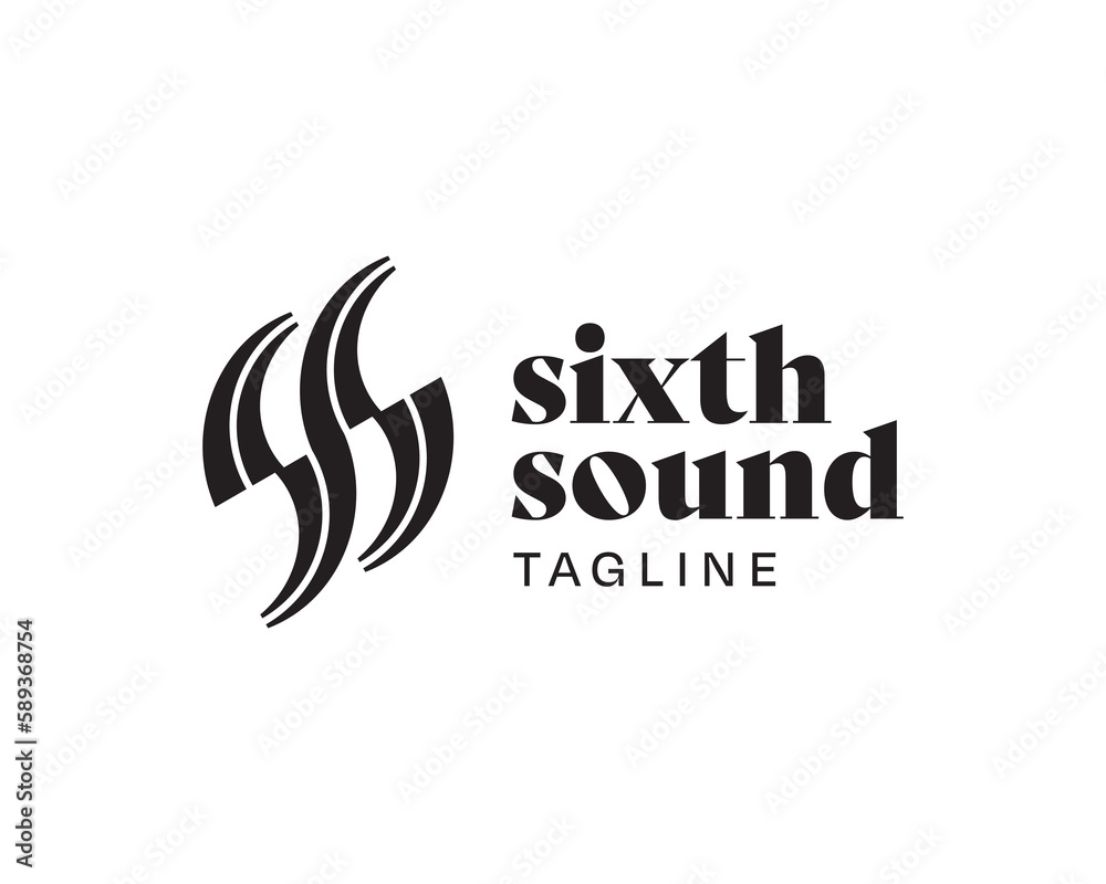 Letter SS monogram logo design. Double S Stock Vector | Adobe Stock