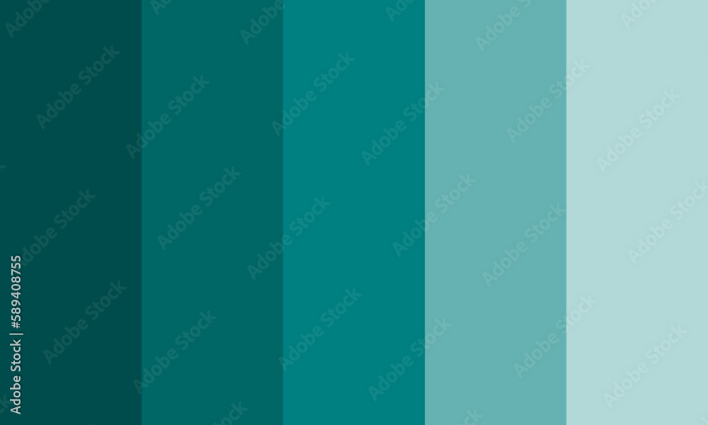 teal color palette. color palette. Stock Vector | Adobe Stock