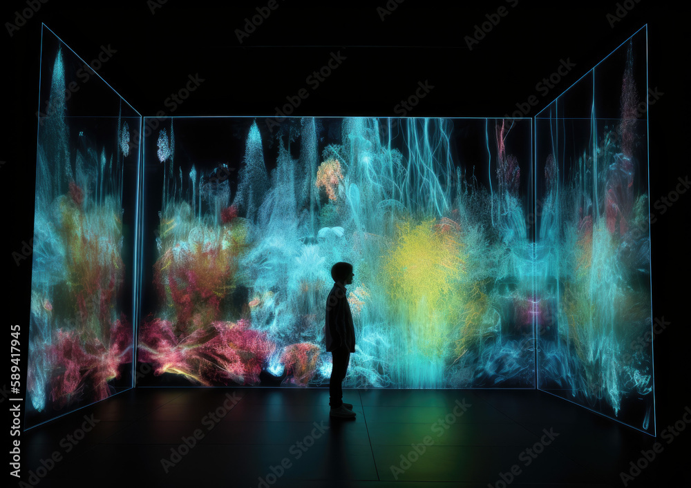 Discover the awe-inspiring world of Quantum Visions, an immersive art ...