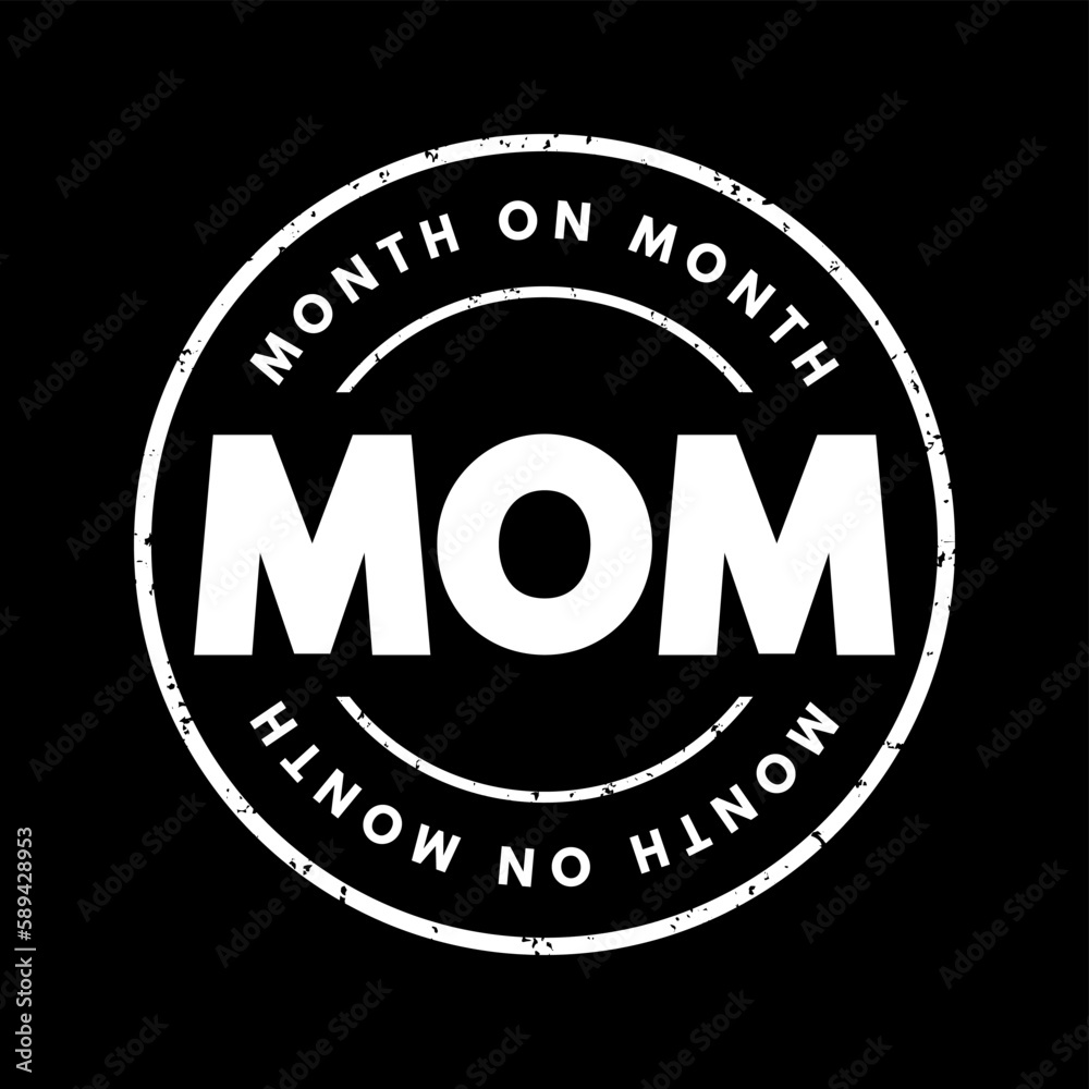 Vecteur Stock MOM Month On Month Comparing Data From One Month To The vecteur-stock-mom-month-on-month-comparing-data-from-one-month-to-the