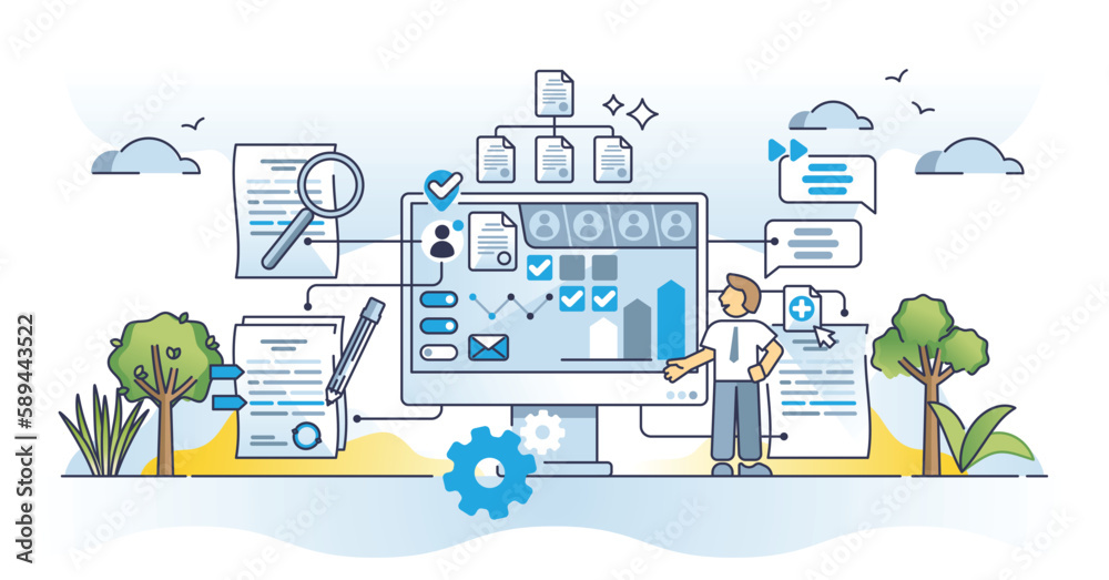 Contract management software with automatic digital deal tool outline ...