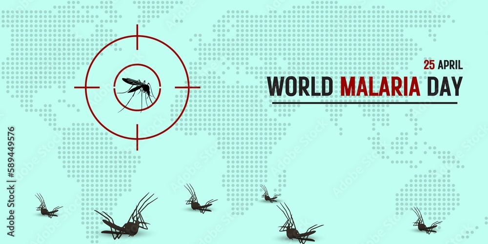 World Malaria Day. Social media Malaria Awareness Banner Design, April ...