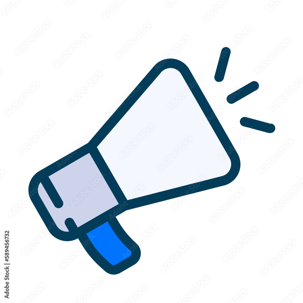 Campaign Advertising icon represents a variety of activities that aim ...