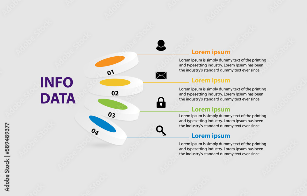 The cylinder infographic presents a 4-step strategy through cylinders ...