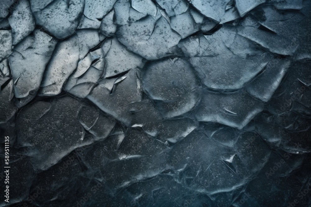 Cracked Ice Texture. Frozen background texture. Stock Illustration ...