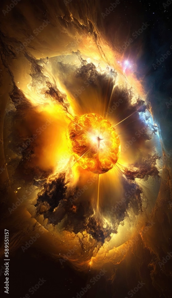 Supernova Explosion: A Spectacular Display of Vibrant Colors and ...