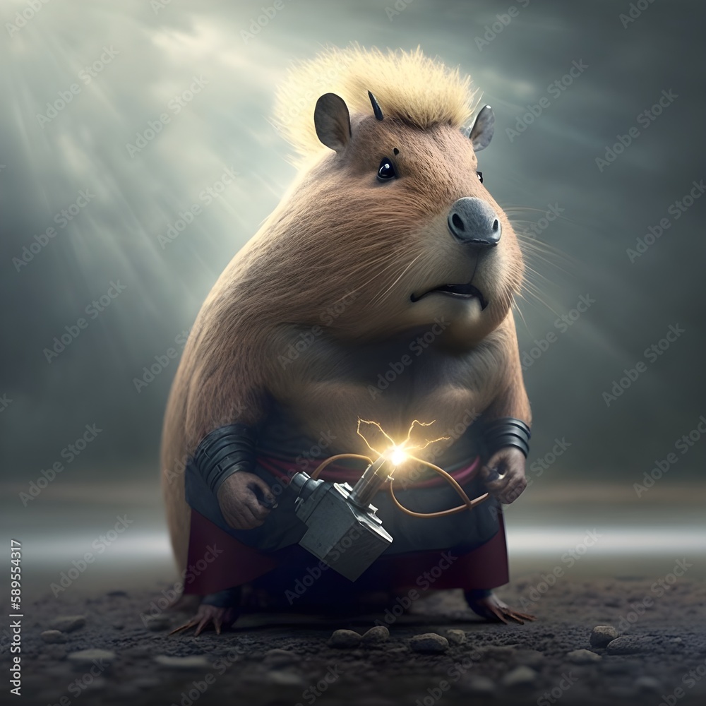Badass Capybara: A Formidable Weapon in the Hands of a Super Villain ...