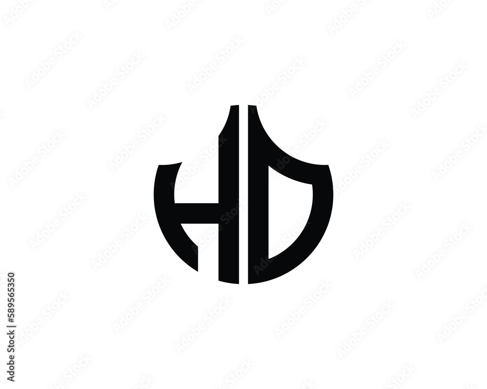 HD Logo design vector template เวกเตอร์สต็อก | Adobe Stock