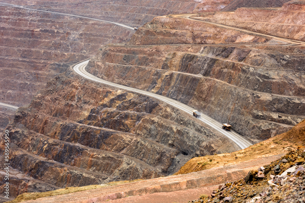 Foto de aerial view of the Super Pit Gold Mine at Kalgoorlie Boulder ...
