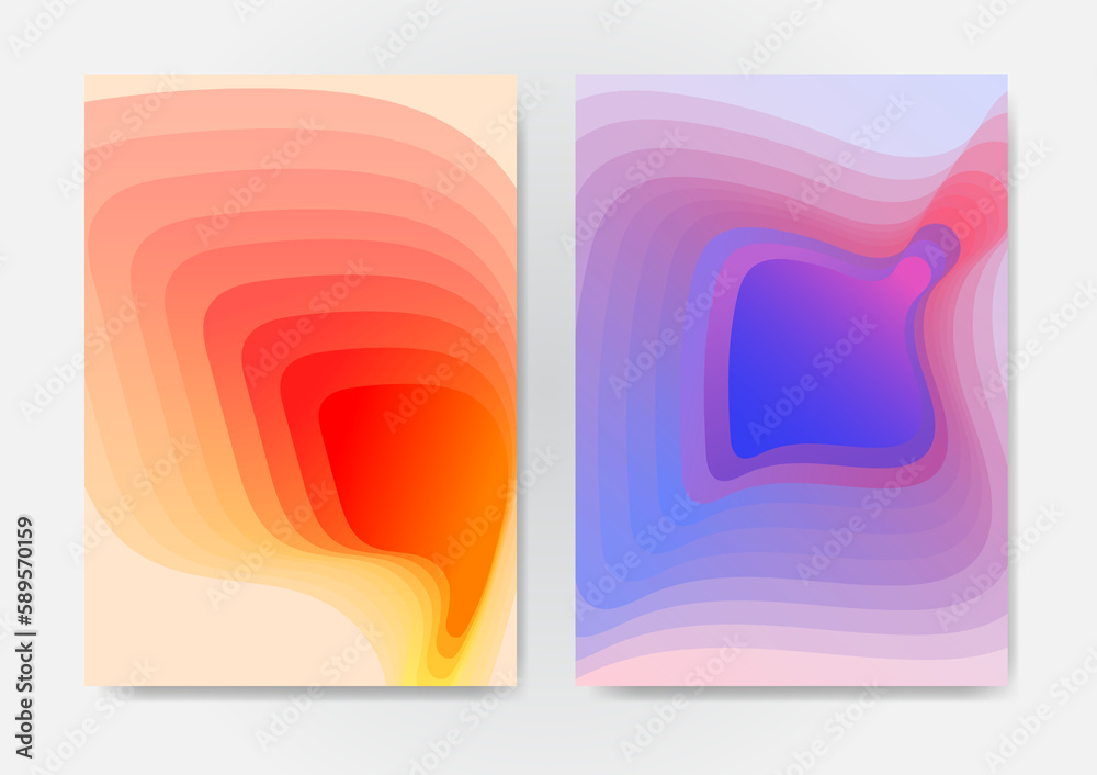 Abstract modern topography design elements background. liquid stain ...