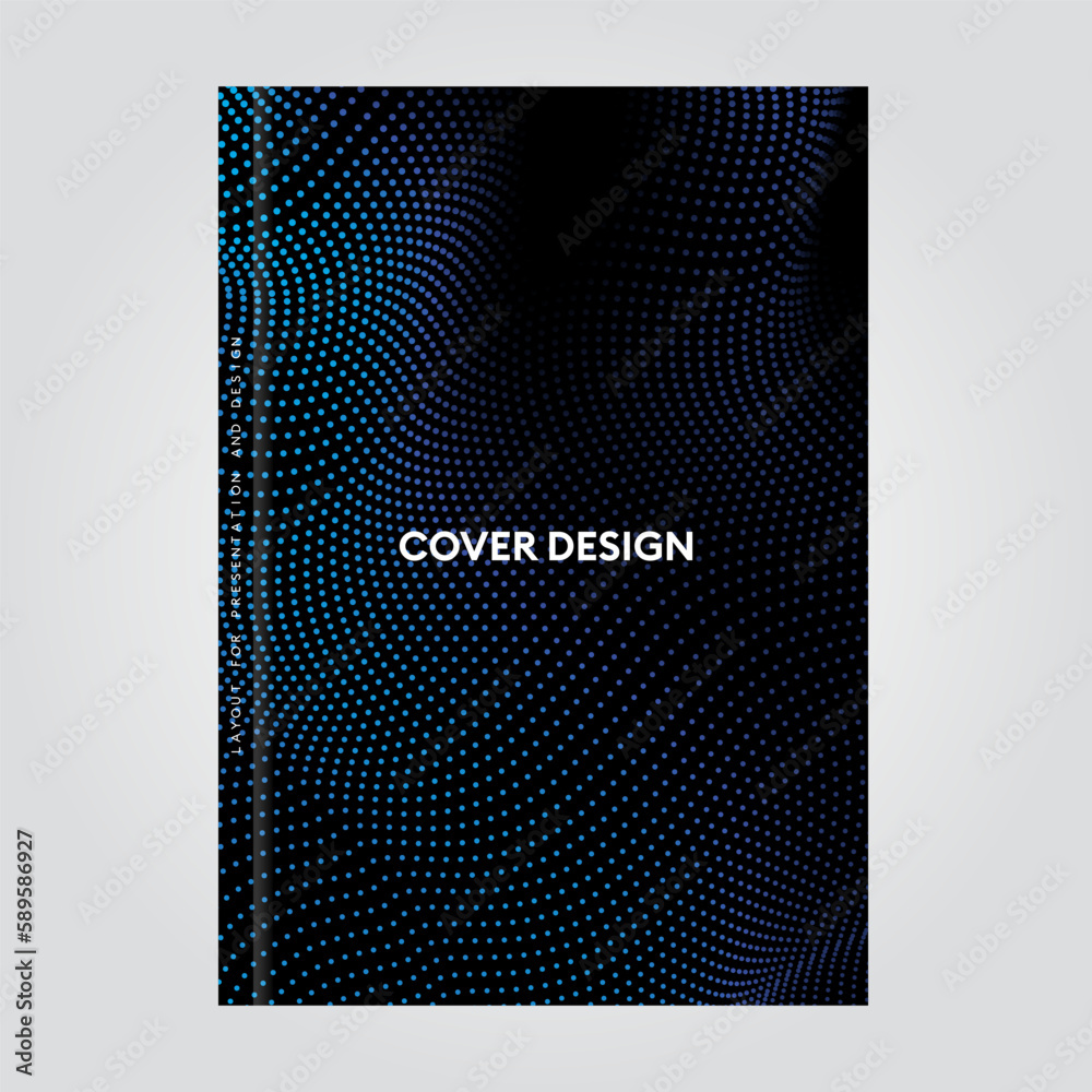 Cover design for presentations and advertising, creative layout of ...