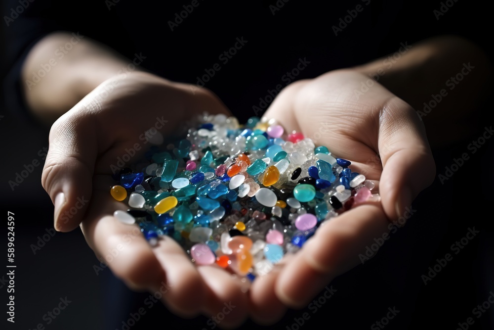 Microplastics at hand, microplastics, air pollution, aquatic ...