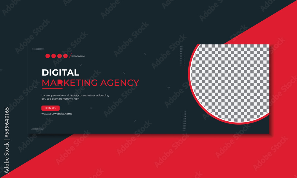 creative facebook cover template, creative modern facebook cover card ...