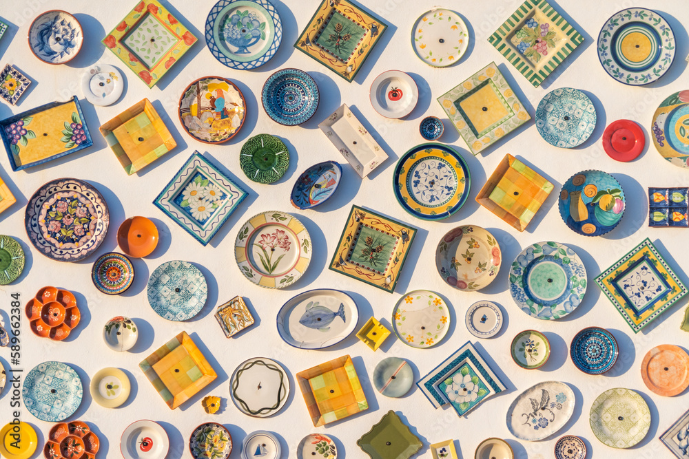 Traditional portuguese pottery, local handcrafted products from ...