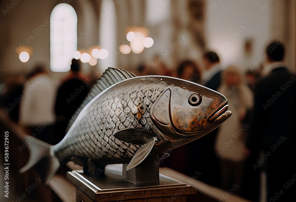 Fisch, Fischsymbol, Kirche, Konfirmation, Kommunion, Christus ...