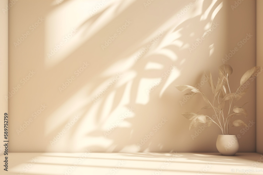 abstract gentle light beige background for product presentation with ...