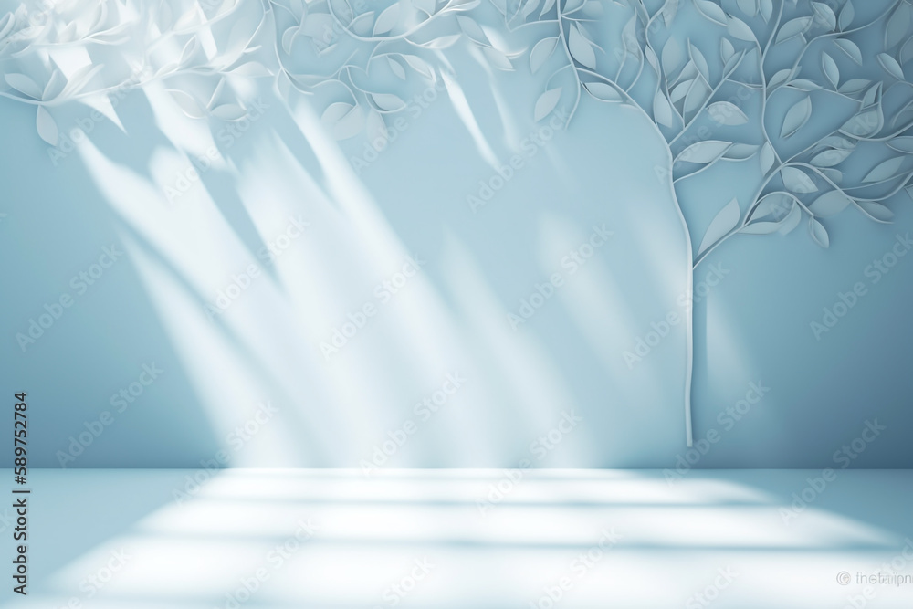 blue background for product presentation, Generative AI Stock ...