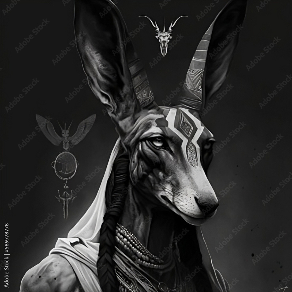 The ancient Egyptian god of death and the world of the dead, the ...