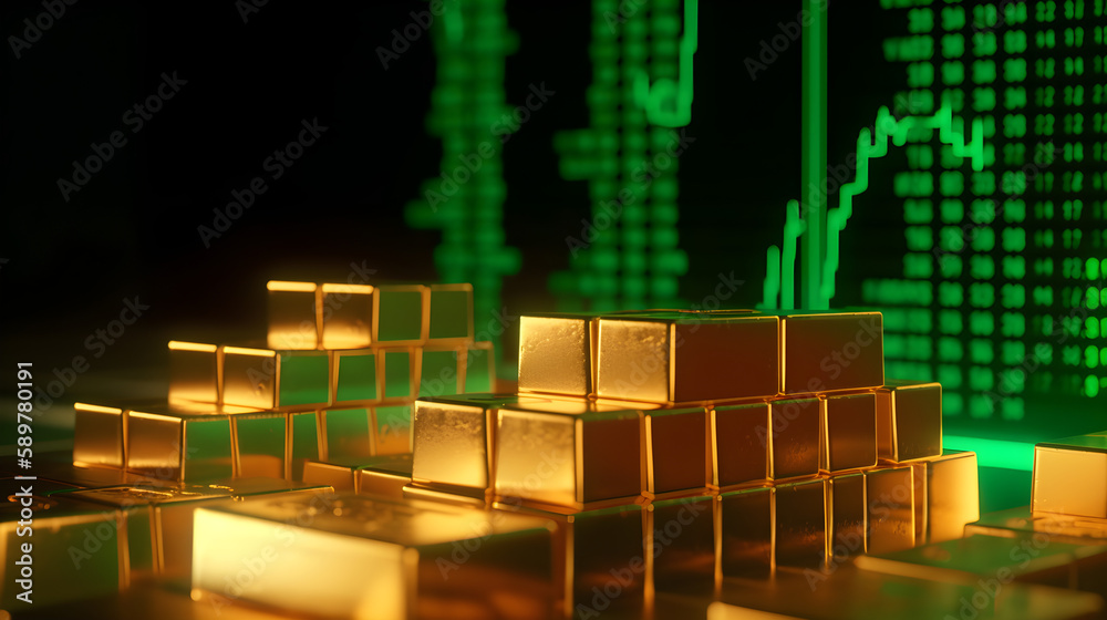 Gold bricks, rising gold prices, precious metals, gold market, gold investment, gold value, gold ...