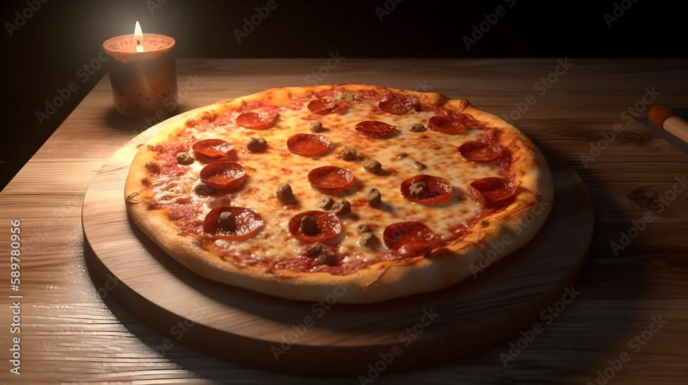 AI-generated pizza, artificial intelligence, food technology, food ...