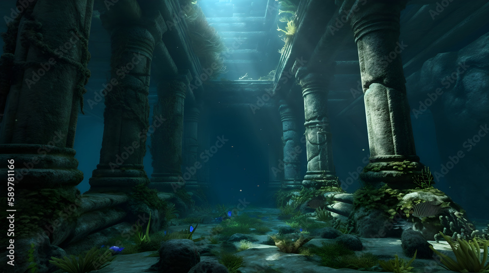 Atlantis, mythology, lost city, legend, undersea, ocean, adventure ...