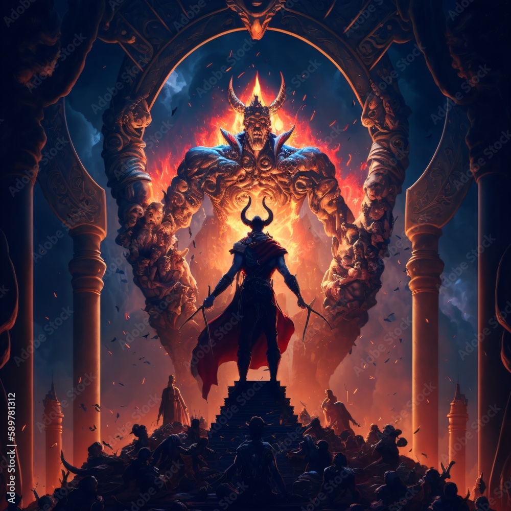 the last judgement, apocalypse, judgment day, generative ai Stock ...