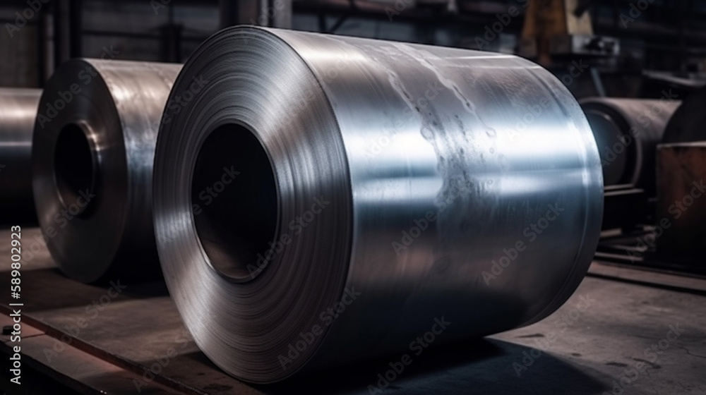 round steel roll texture. Metal round roll of galvanized stainless ...