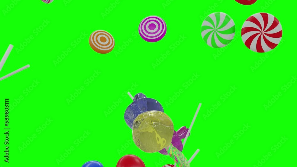 Screen full of Sweet Juicy Candies Lollipop Chupa Chups Caramel Toffee ...