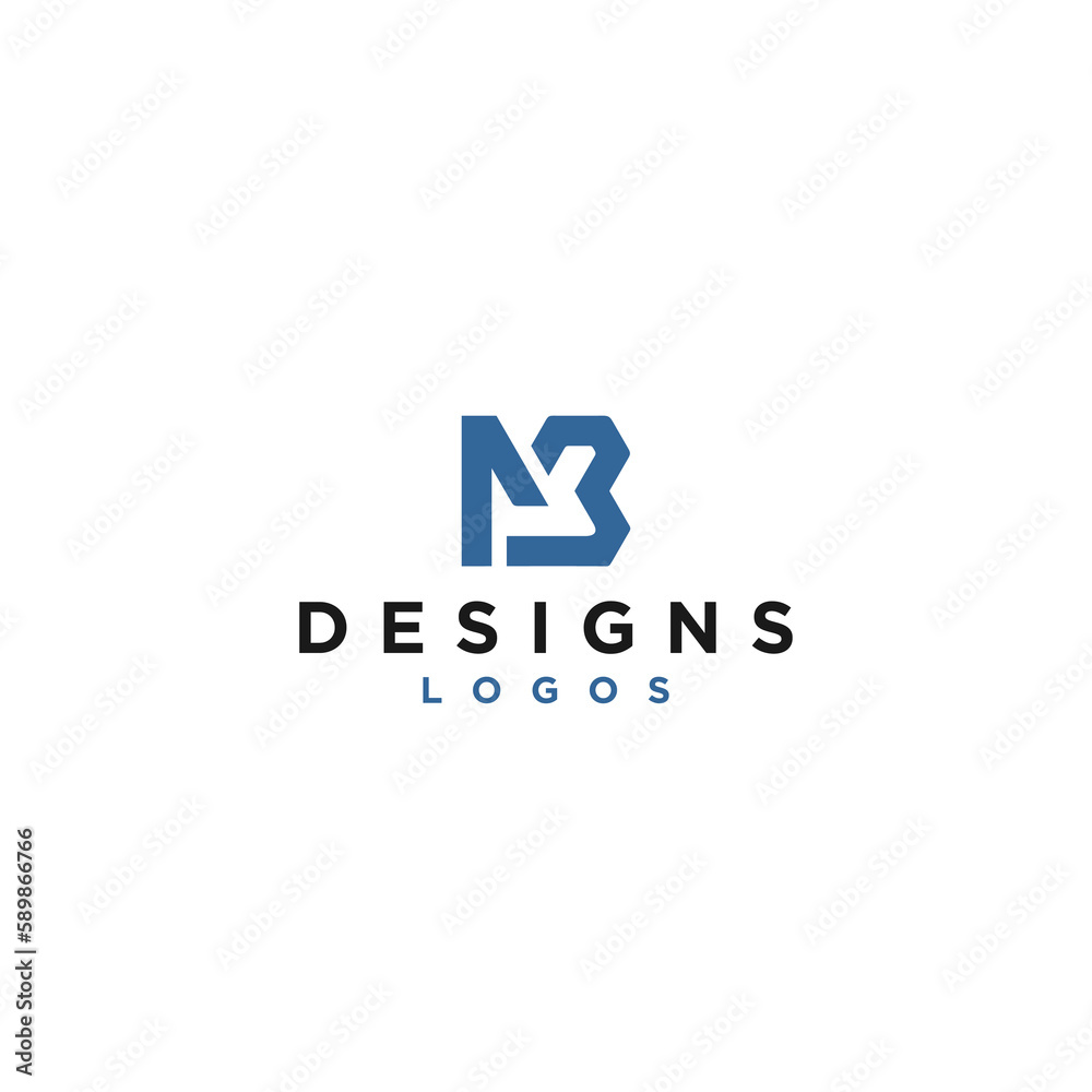 letter mb or bm luxury abstract initial logo design inspiration Stock ...