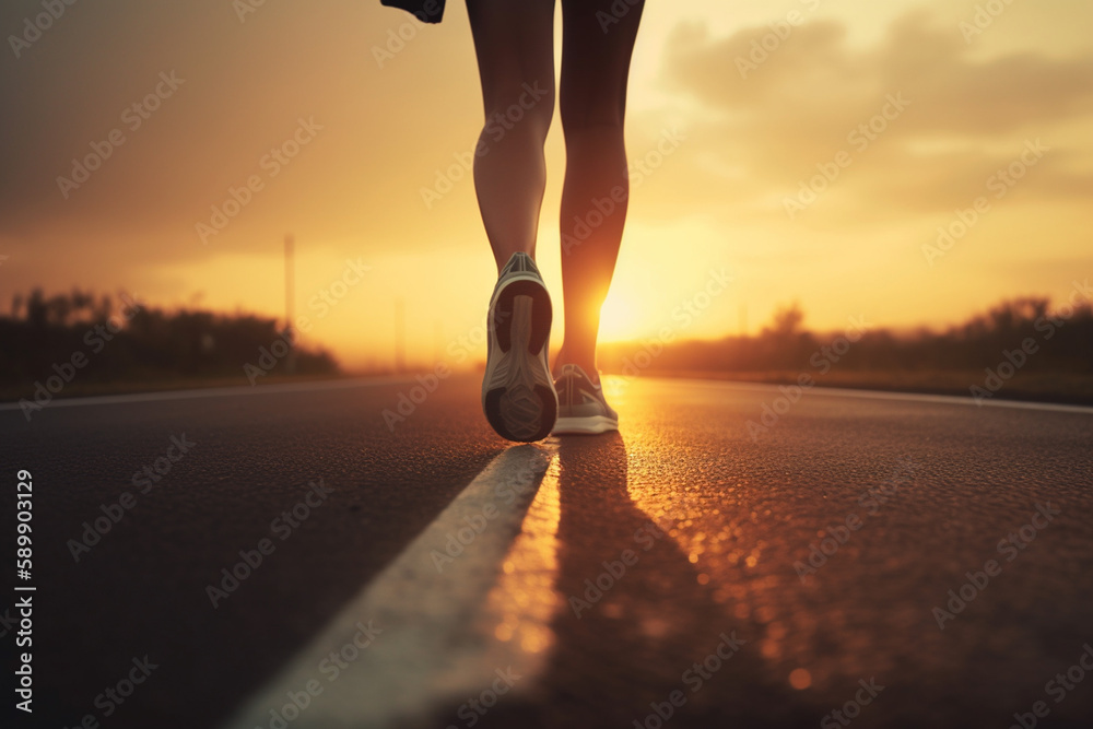 Running Into Sunset Road