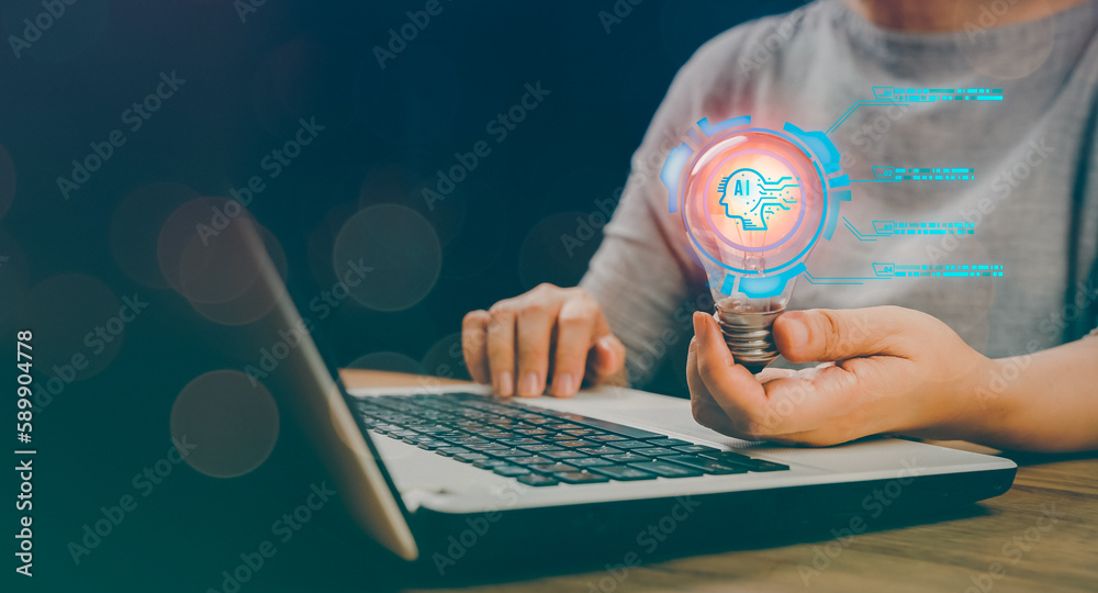 Businessman using smart devices for Digital technology connection and ...