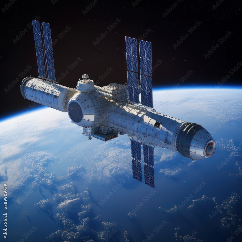 China's space station known as Tiangong Space Station generative AI ...