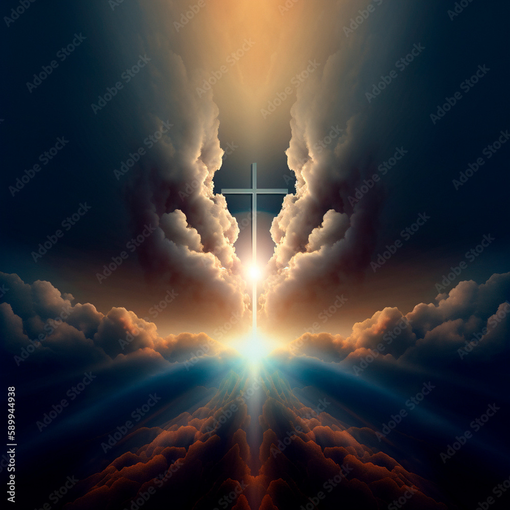 Way to heaven. Humility and encouragement. Divine Light and Holy Cross ...