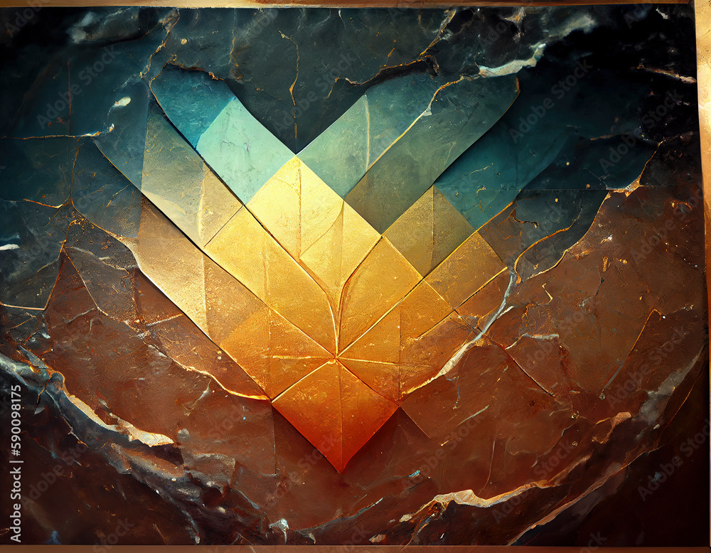 Experience a Burst of Creativity with a Dynamic Display of Overlapping ...