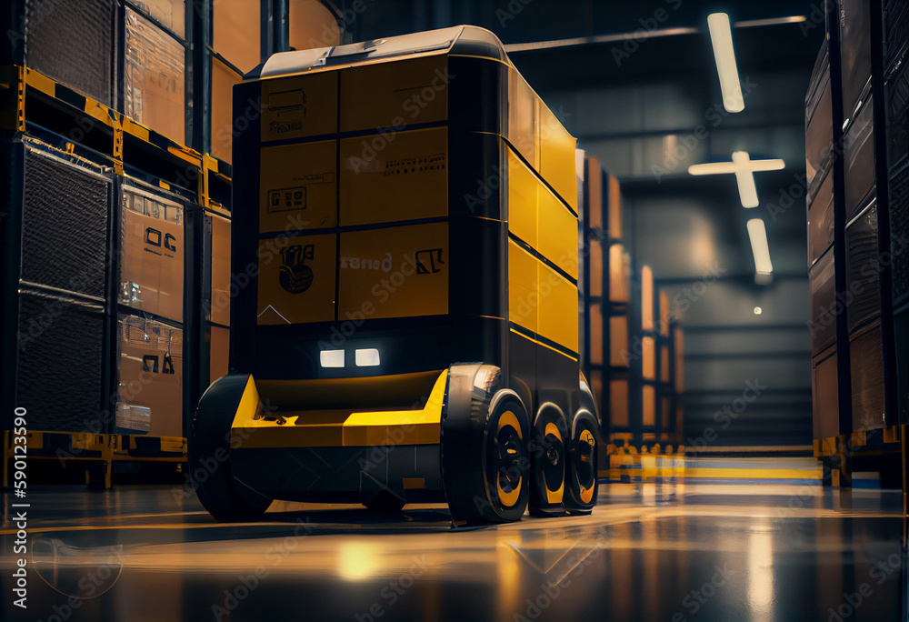 Autonomous Robotic transportation or Automated guided vehicle systems ...
