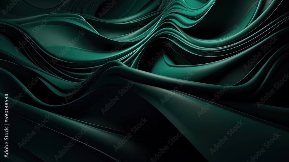 Dark Green Abstract Background Stock Illustration | Adobe Stock