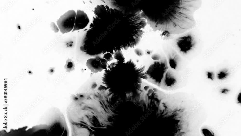 ink transition on white screen, drop texture, ink transition splatter ...