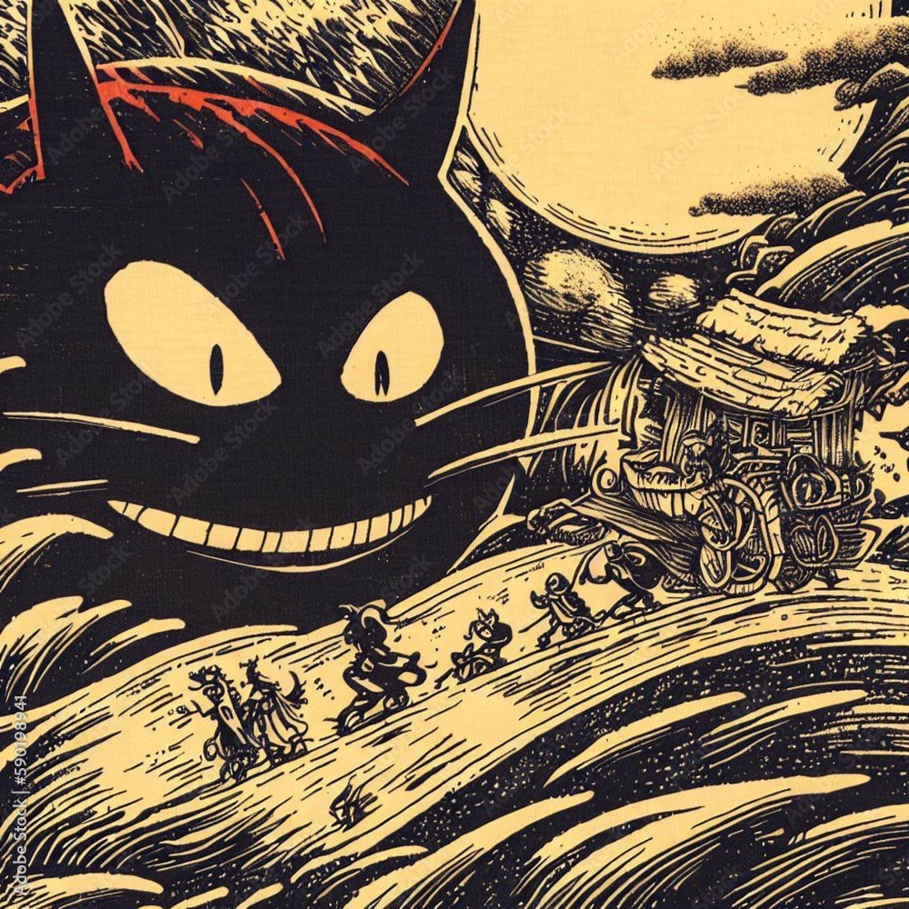 Scary art evil toad frog anime manga monster hellish dark art cookie ...