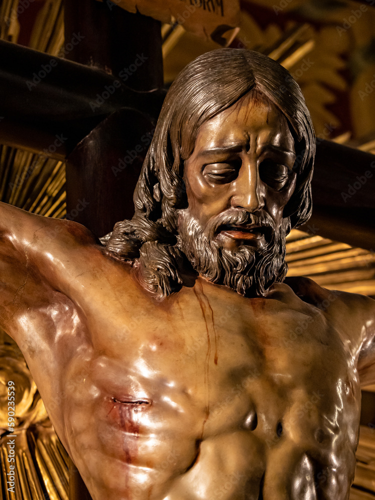 Santisimo Cristo de los Milagros. Holy Christ of Miracles Stock Photo ...