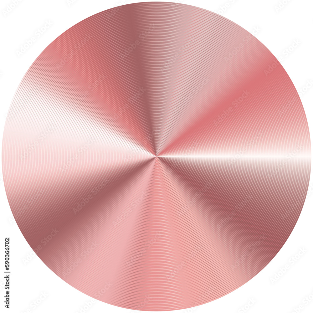 Rose Gold conical foil texture background. Vector golden conic metal ...