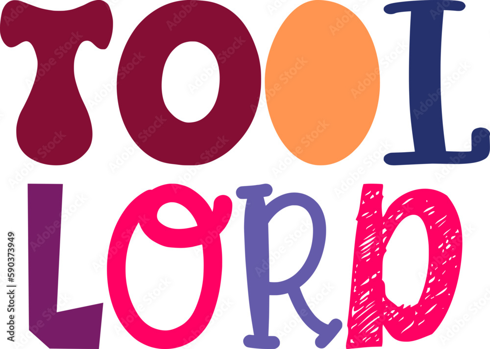 Tool Lord Calligraphy Illustration for Flyer, Bookmark , Banner ...